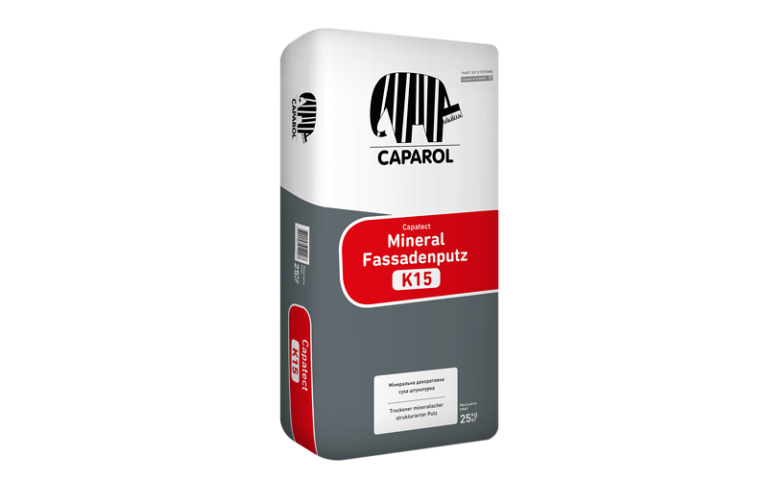 Штукатурка фасадна мінеральна Caparol “Capatect Mineral Fassadenputz K15”, 25 кг.